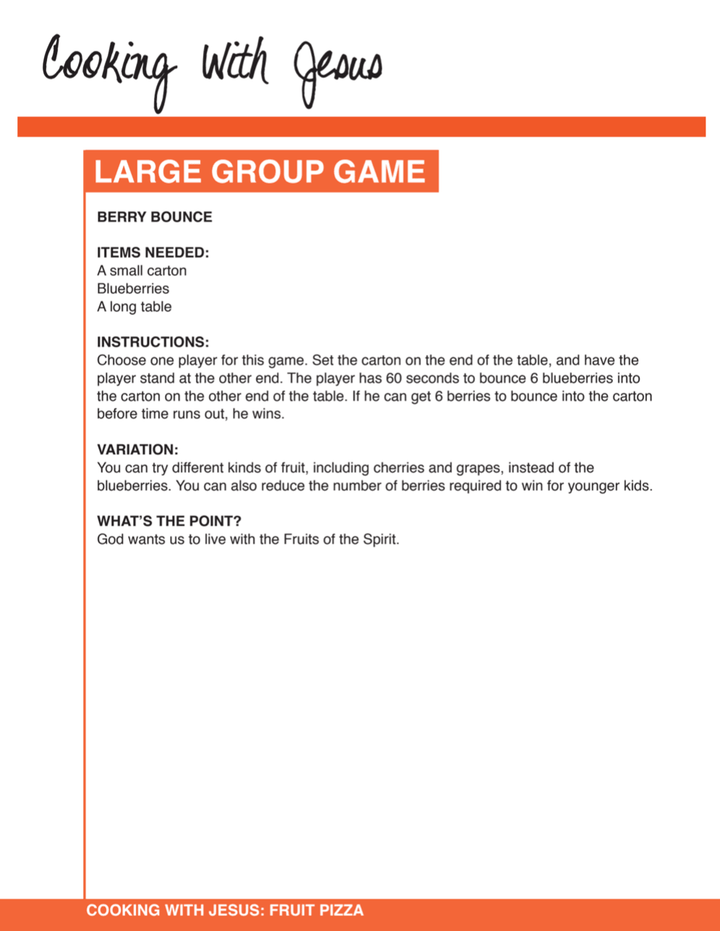 Cooking With Jesus Children's Church Curriculum – Children's Ministry Deals