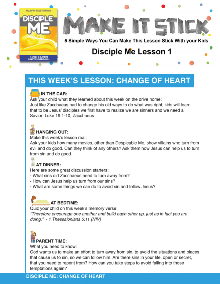 Disciple Me Children's Church Curriculum – Children's Ministry Deals