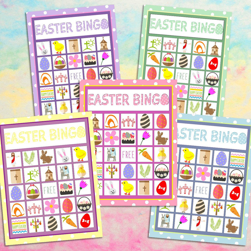 Easter Bible Bingo Game for Kids – Children's Ministry Deals