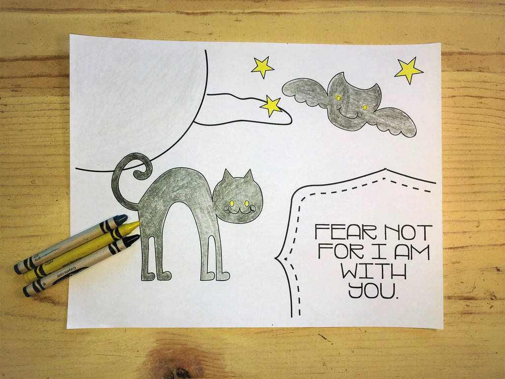 Fear Not Coloring Page