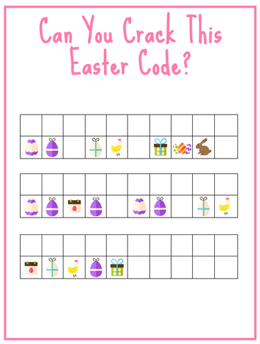 FREE Easter Code Breaking Activity – Children's Ministry Deals