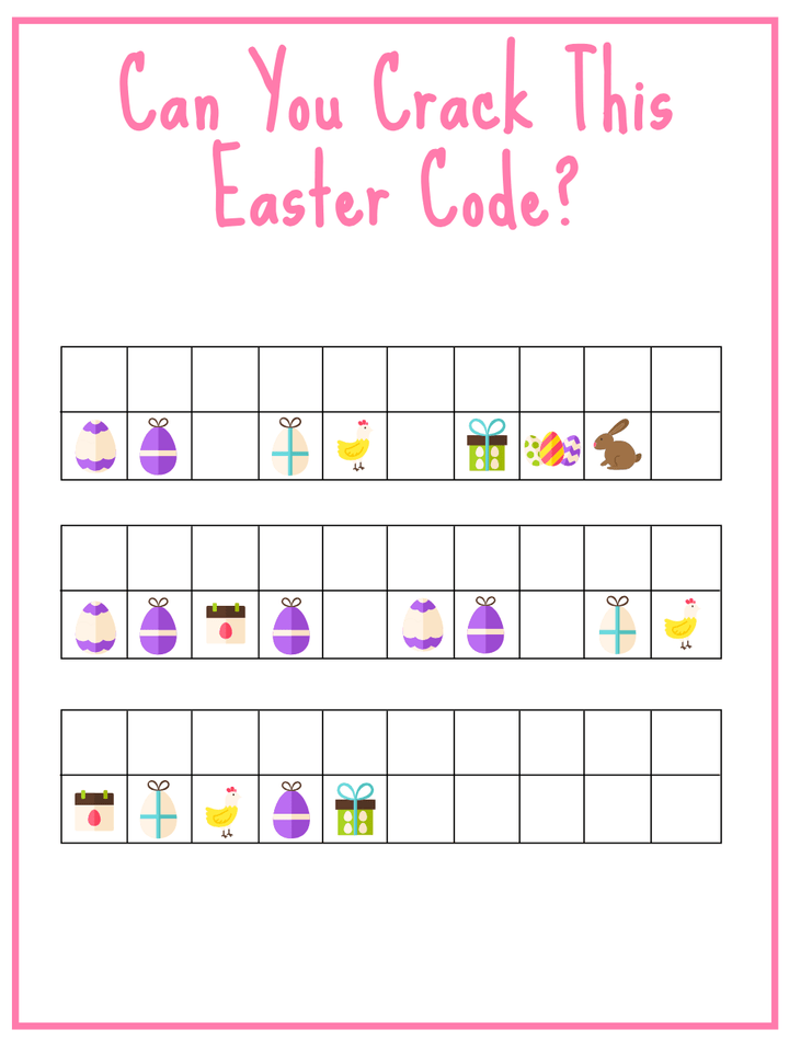 FREE Easter Code Breaking Activity – Children's Ministry Deals