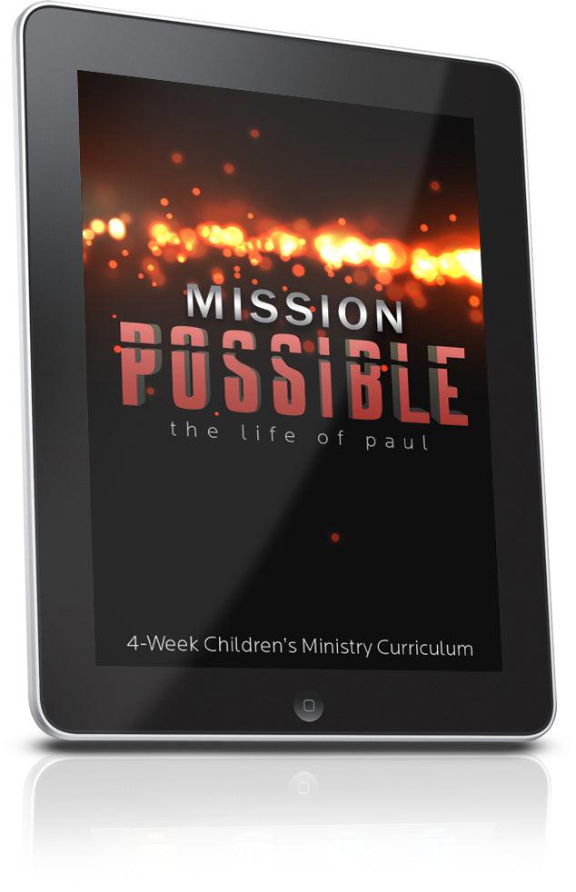 FREE Mission Possible Sunday School Lesson – Children's Ministry Deals
