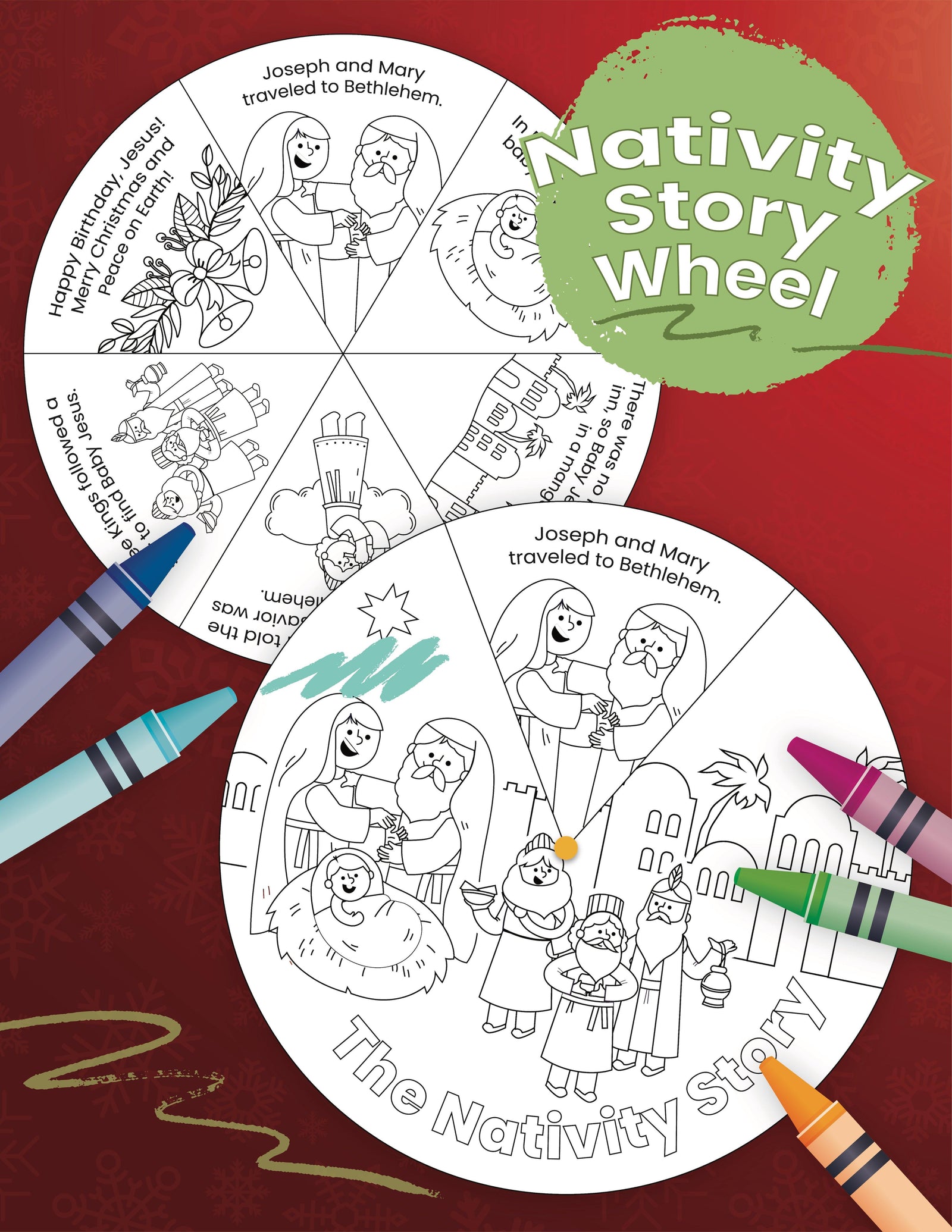 FREE Nativity Story Wheel