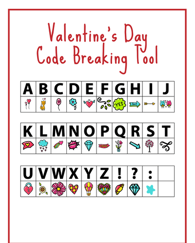 FREE Valentine's Day Code-Breaking Activity – Children's Ministry Deals