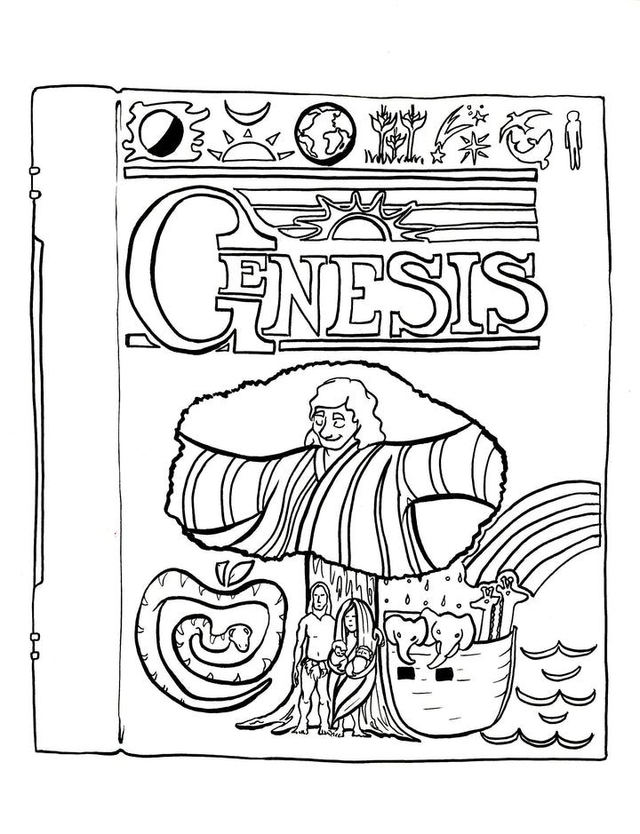 Genesis Coloring Page – Children's Ministry Deals