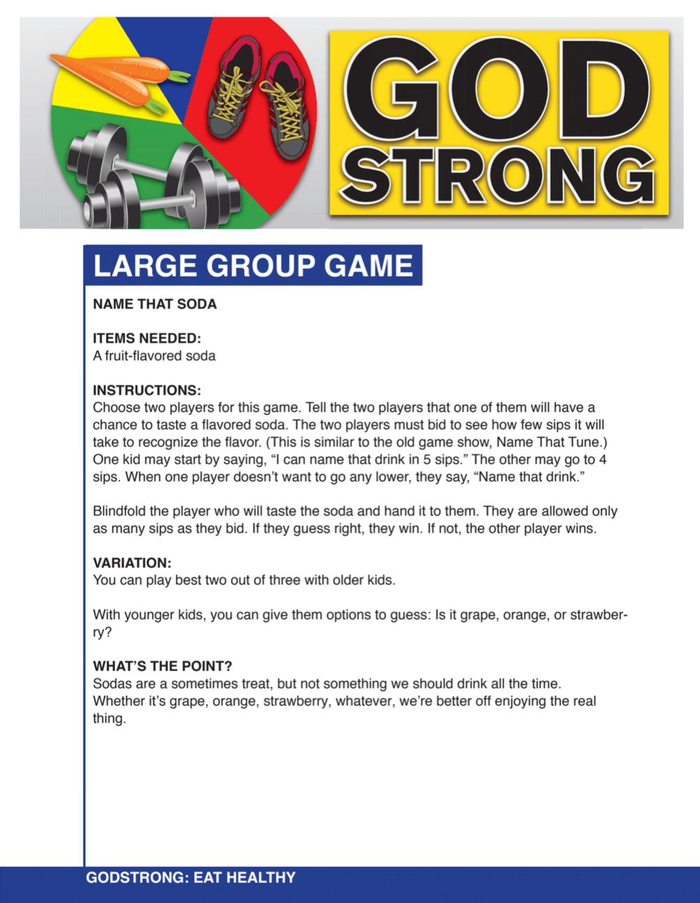 God Strong Children's Ministry Curriculum