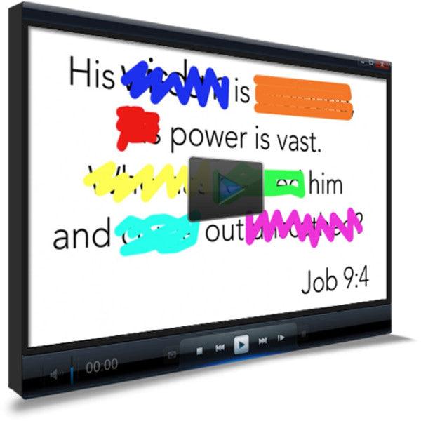 Job 9:4 Memory Verse Video – Children's Ministry Deals