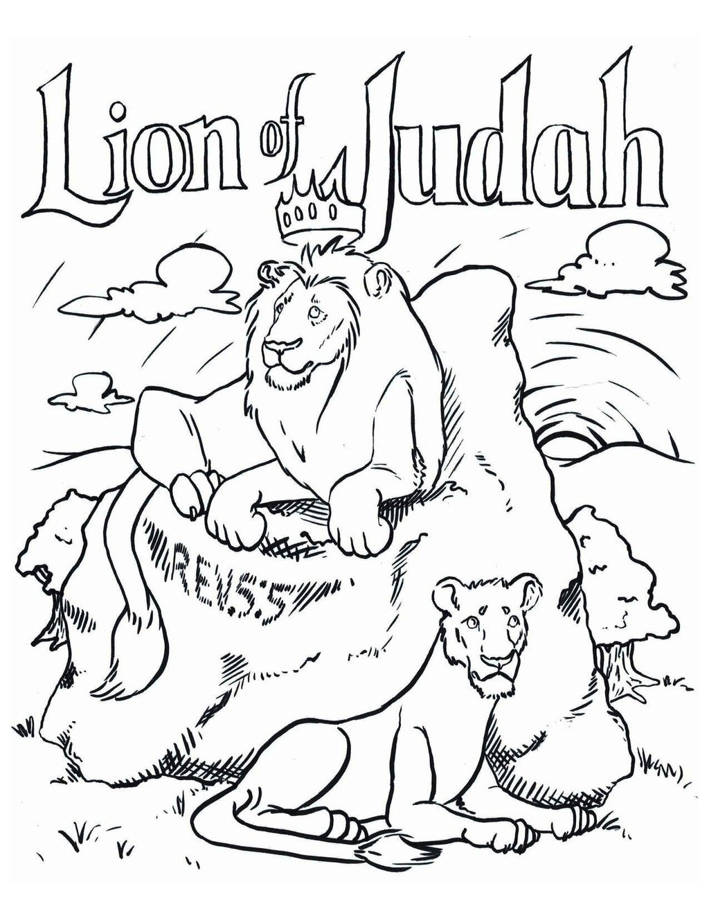 Lion Of Judah Drawing