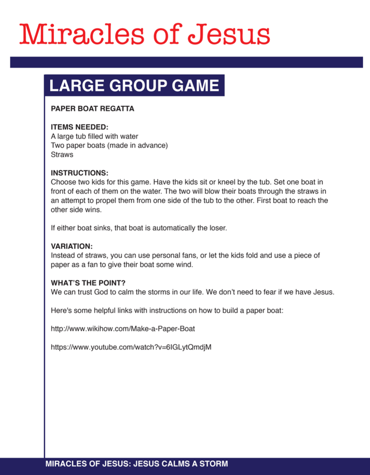 Miracles of Jesus Children's Curriculum – Children's Ministry Deals