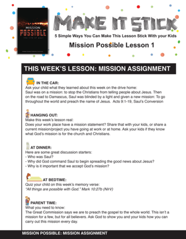 Mission Possible Children's Church Curriculum – Children's Ministry Deals