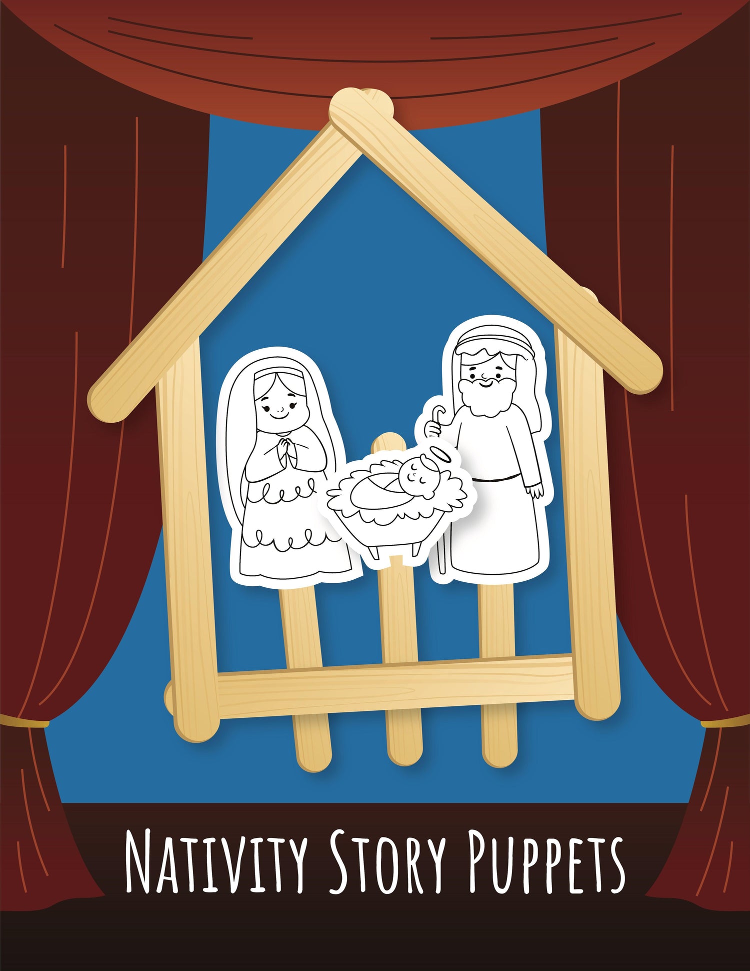 Nativity Popsicle Stick Puppets – Children's Ministry Deals