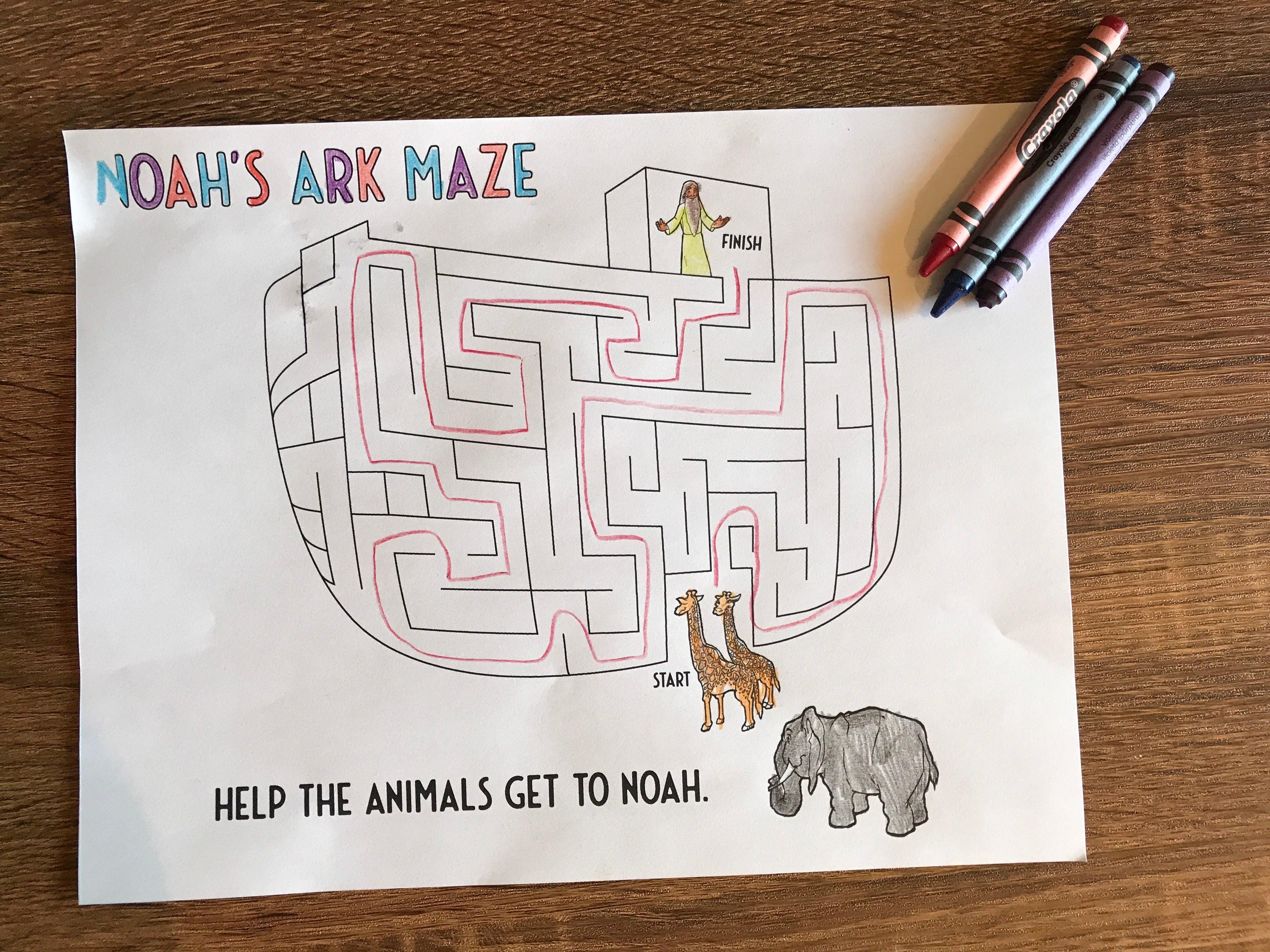 Bible Mazes For Toddlers Kids Bible Worksheets Free, Printable Daniel