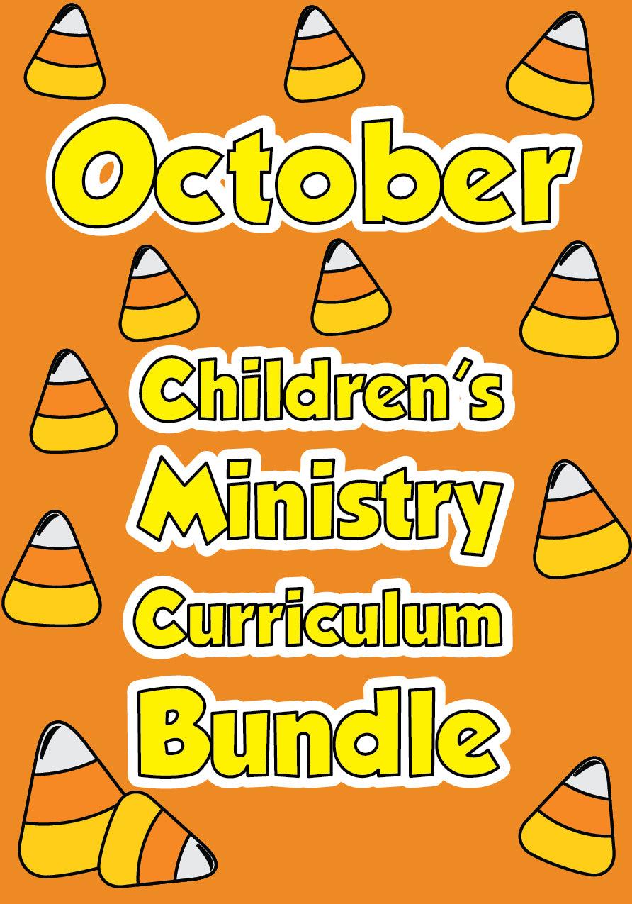 October Children's Curriculum Bundle – Children's Ministry Deals
