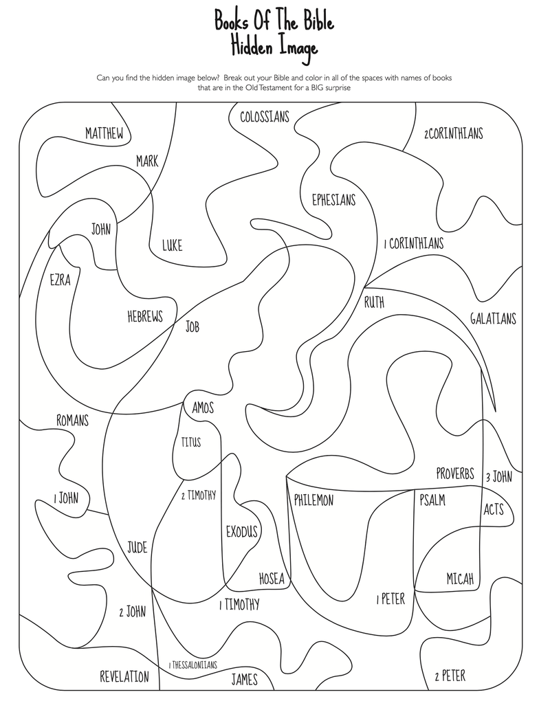Old Testament Books Hidden Image