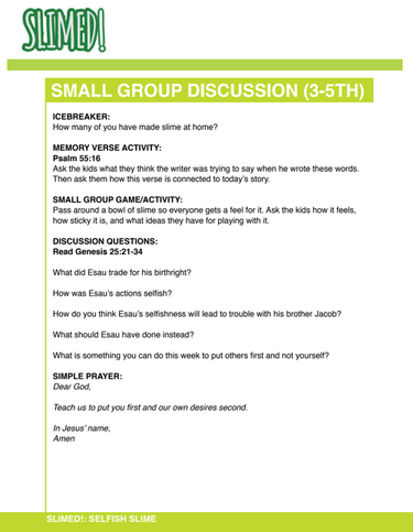 Slime Children's Church Curriculum – Children's Ministry Deals