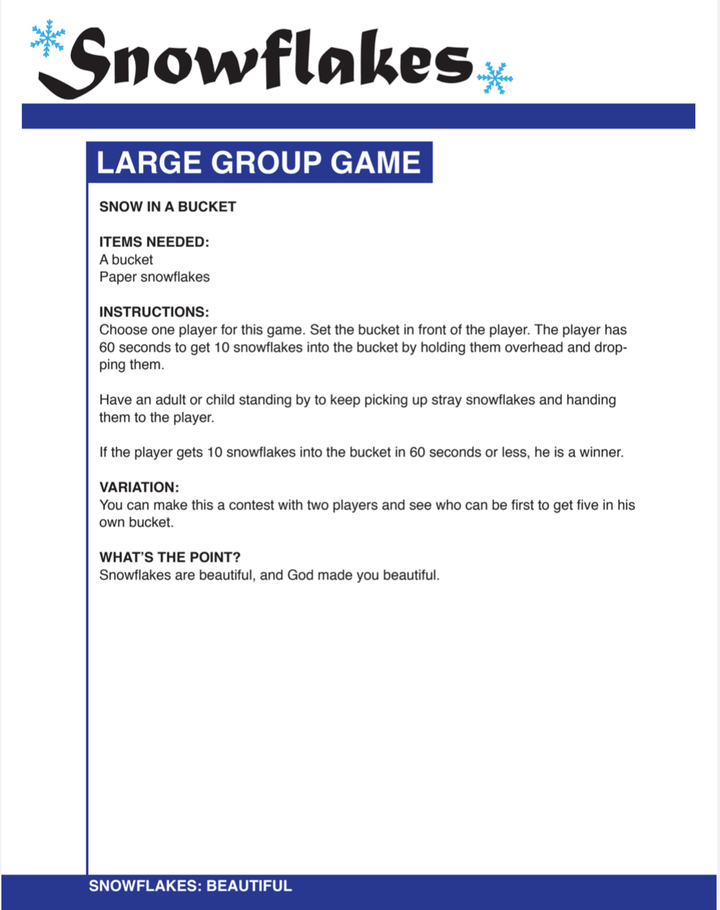Snowflakes Children's Church Curriculum – Children's Ministry Deals