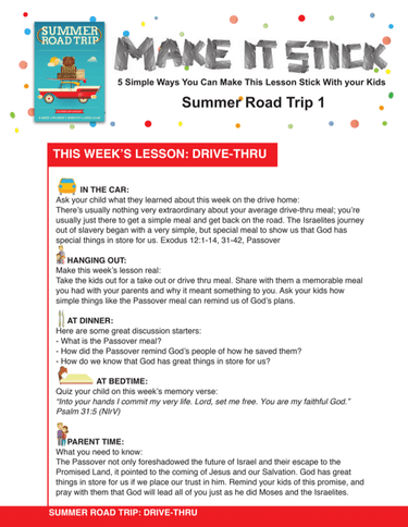 Summer Road Trip Children's Church Curriculum – Children's Ministry Deals