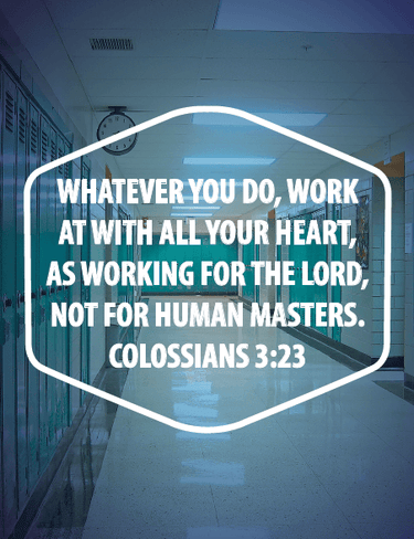 FREE Work For The Lord Poster – Children's Ministry Deals